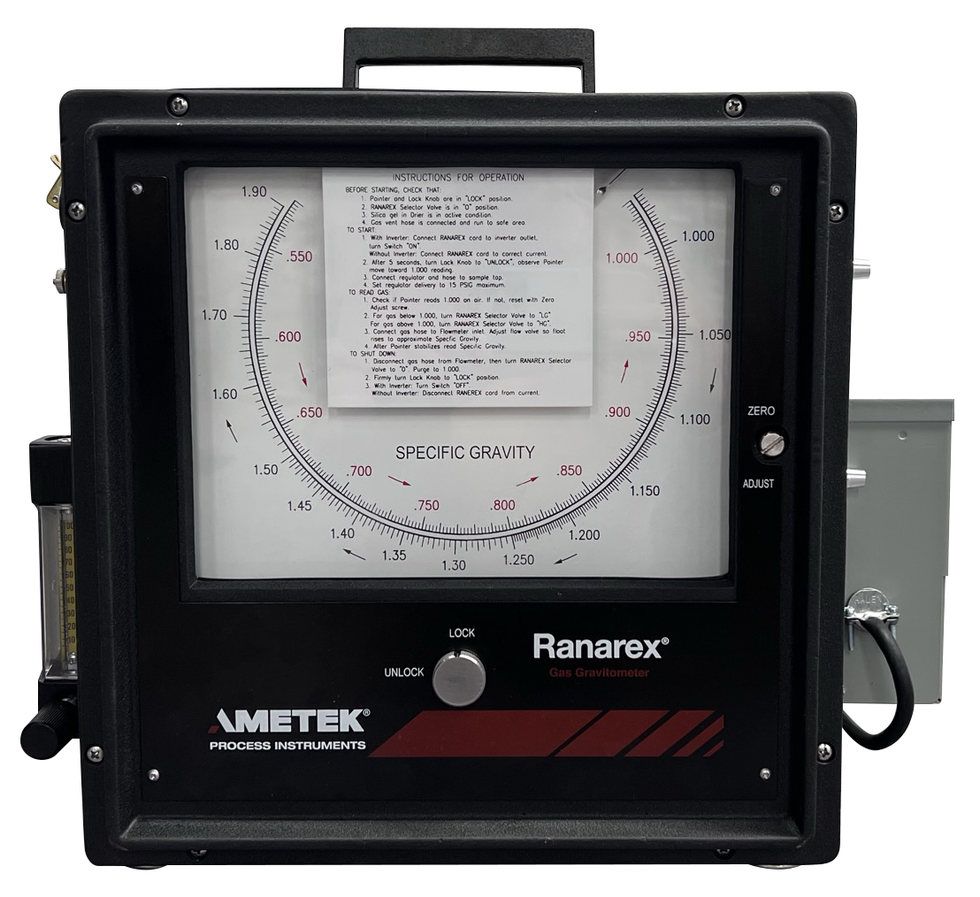 Ranarex Portable Gas Gravitometer | AMETEK Process Instruments